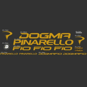 191014_pinarello_sticker_set_b_design_dogma_f10_gold | Pursuit Kids/e ...