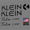 KLEIN(クライン)Pulse Comp(パルスコンプ)フレームステッカーセット(1996-1998/ブラック) | Pursuit ...